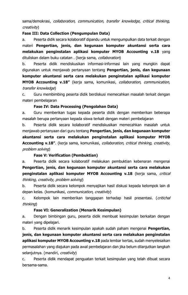 MODUL AJAR KOMPUTER AKUNTANSI Kurikulum Merdeka | PDF