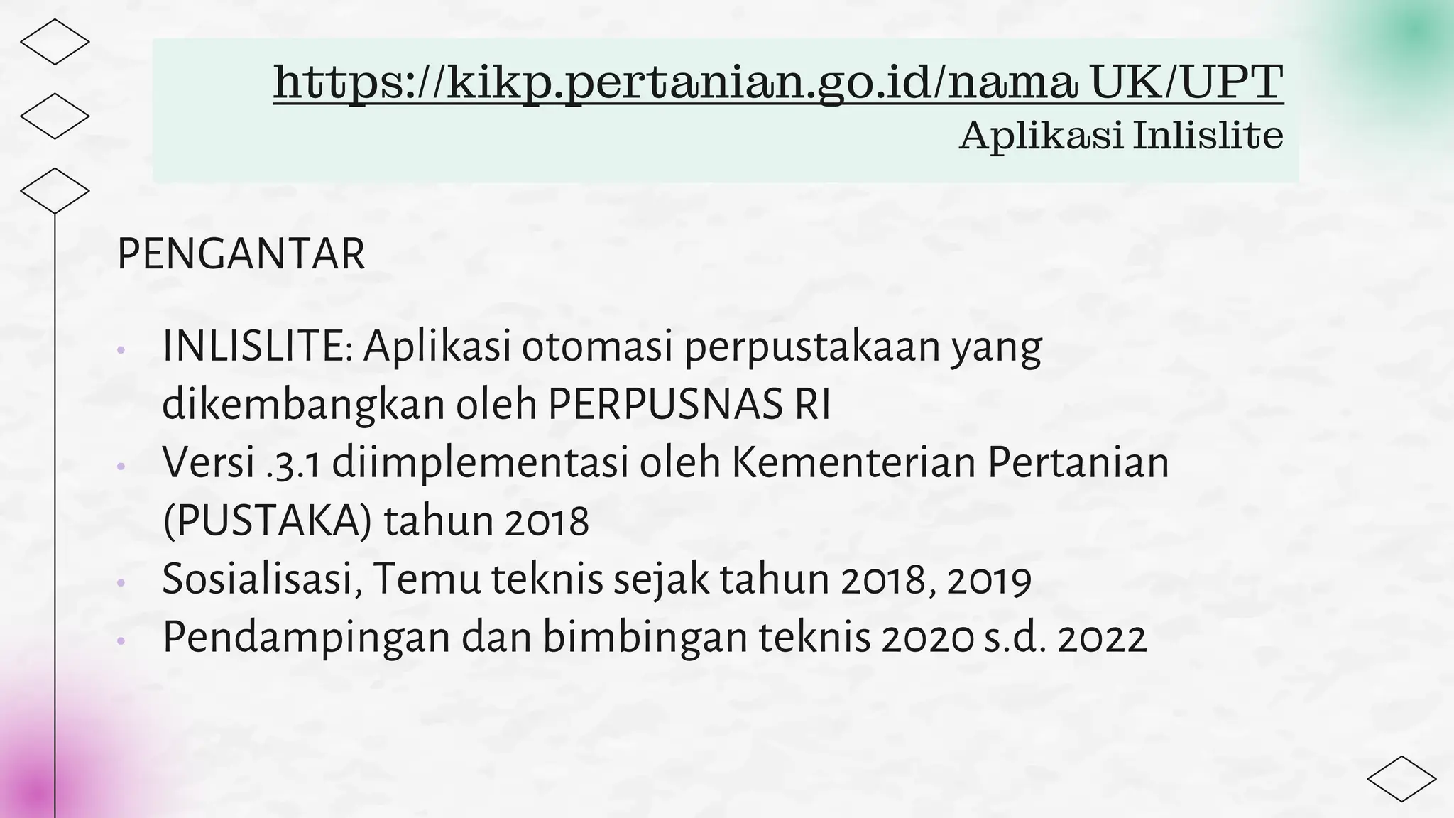 Pengolahan Buku menggunakan INLISLITE 3.1 | PDF