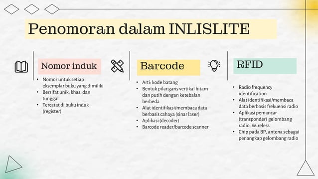 Pengolahan Buku menggunakan INLISLITE 3.1 | PPT