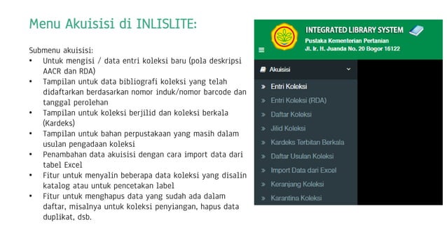Pengolahan Buku menggunakan INLISLITE 3.1 | PDF