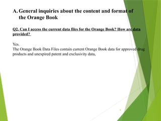 Presentation on Orange Book Questions and Answers | PPTX