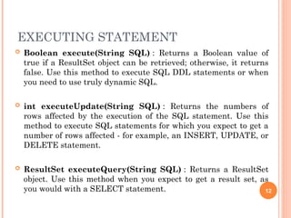 4. Database Connectivity using JDBC .ppt
