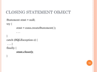 4. Database Connectivity using JDBC .ppt
