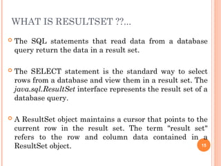 4. Database Connectivity using JDBC .ppt