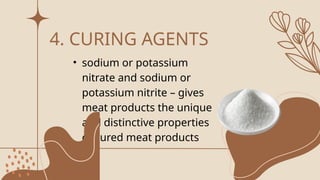 4. Common Ingredients in Processing Food by Curing.pptx