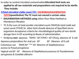 microbial limit testdfffffffffffffff.pptx | Free Download