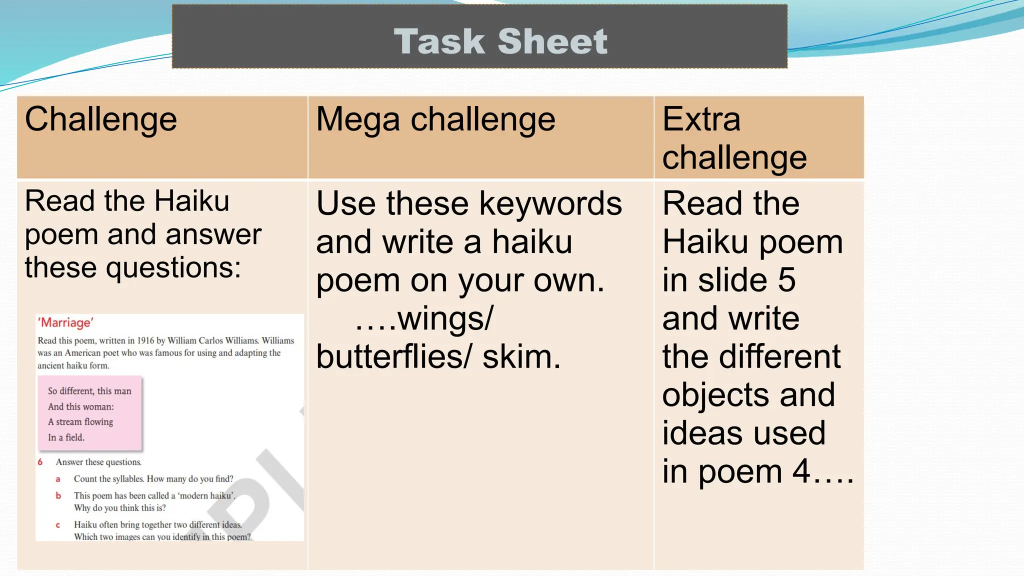 4.3 Haiku Poetry.pptx for students grade | PPTX