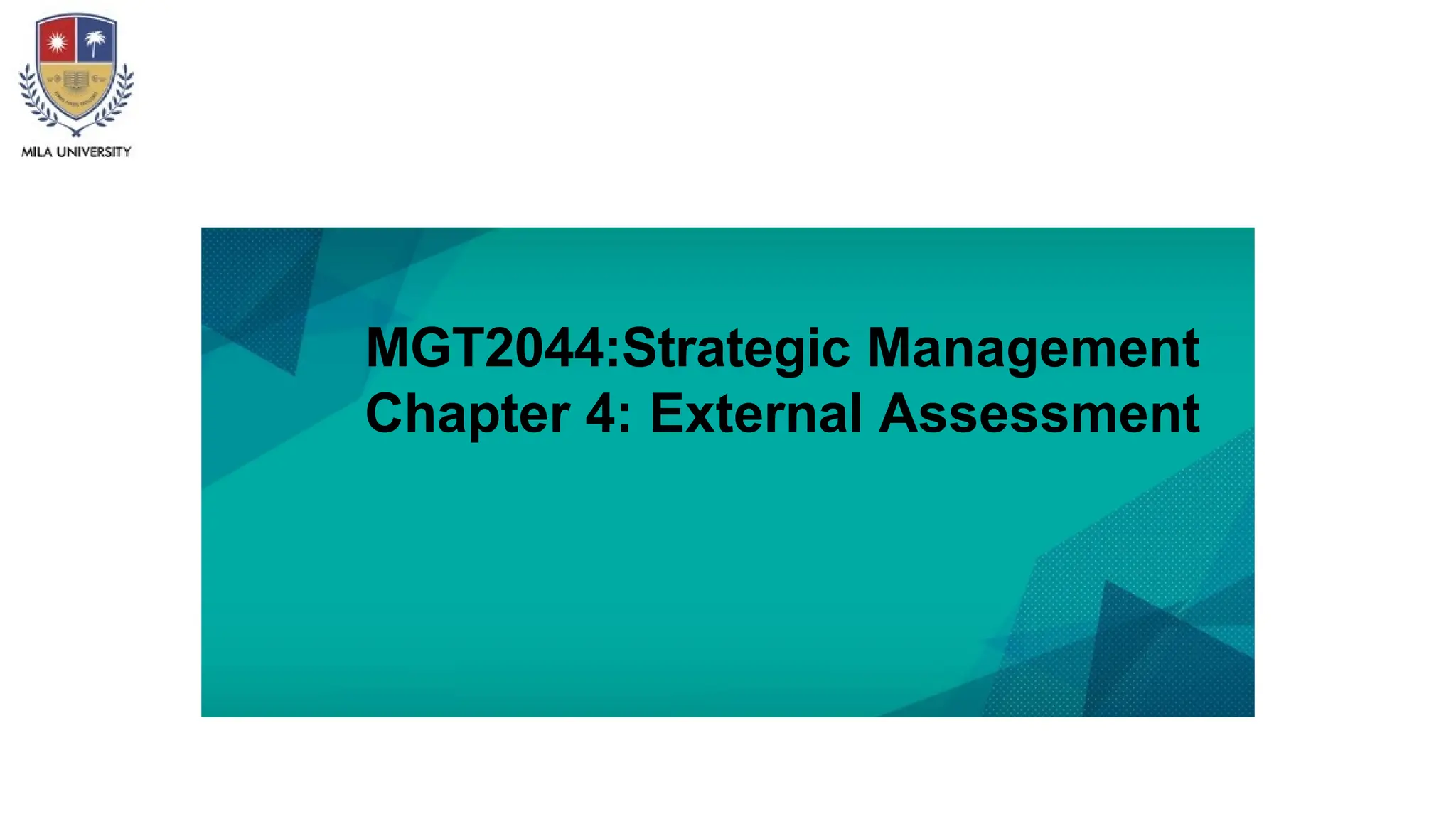 4. Strategy Formulation- External Assessment.pptx