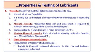 Lubricants in detail about its type .ppt