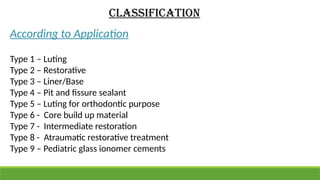 4. GLASS IONOMER CEMENT in restorative dentistry | PPTX