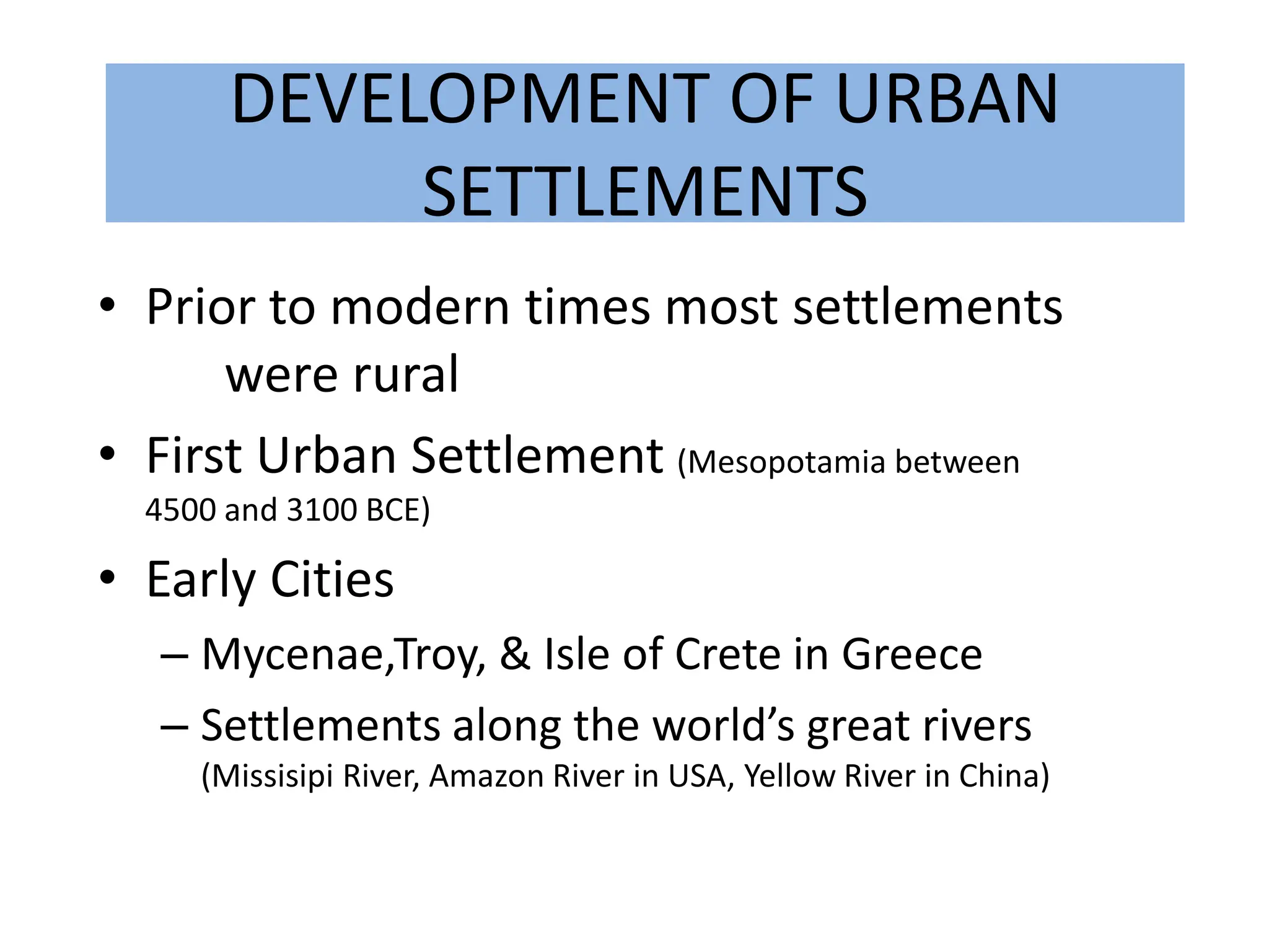 4 Human Settlement Permukiman Manusia Pdf