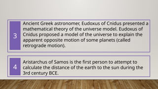 4.models of the universe powerpoint presentation | PPTX