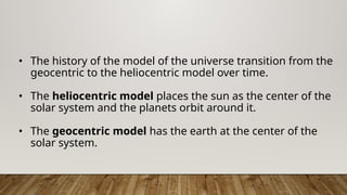 4.models of the universe powerpoint presentation | PPTX