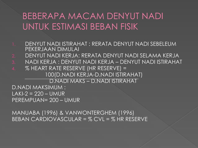 4. BEBAN KERJA, PENGERTIAN DAN JENIS BEBAN KERJA | PPT