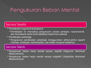 4. BEBAN KERJA, PENGERTIAN DAN JENIS BEBAN KERJA | PPTX