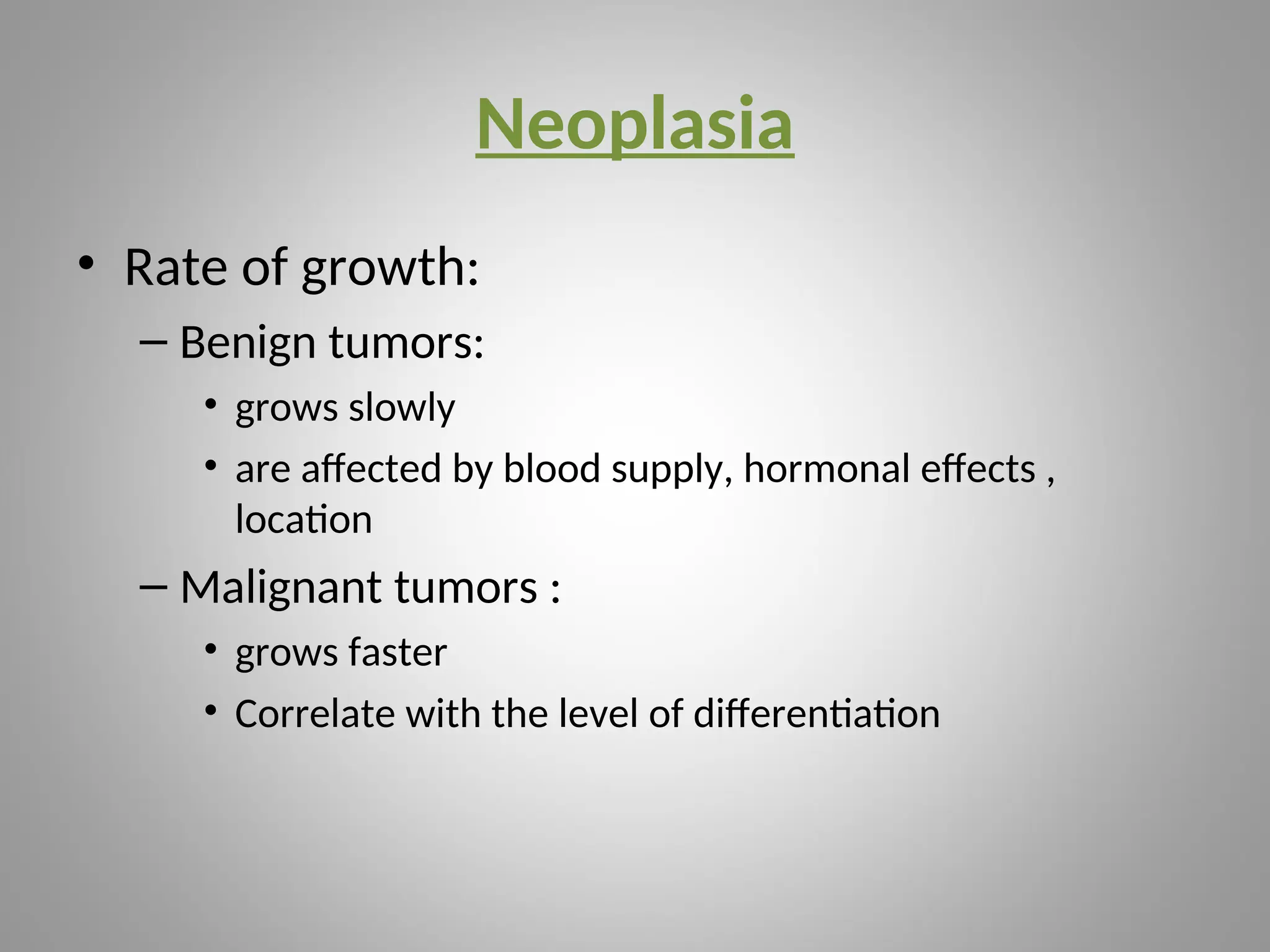 4. neoplasia.ppt for health science students | PPT