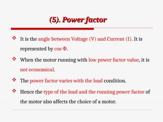 Factors affecting the choice of Electric Traction.ppt