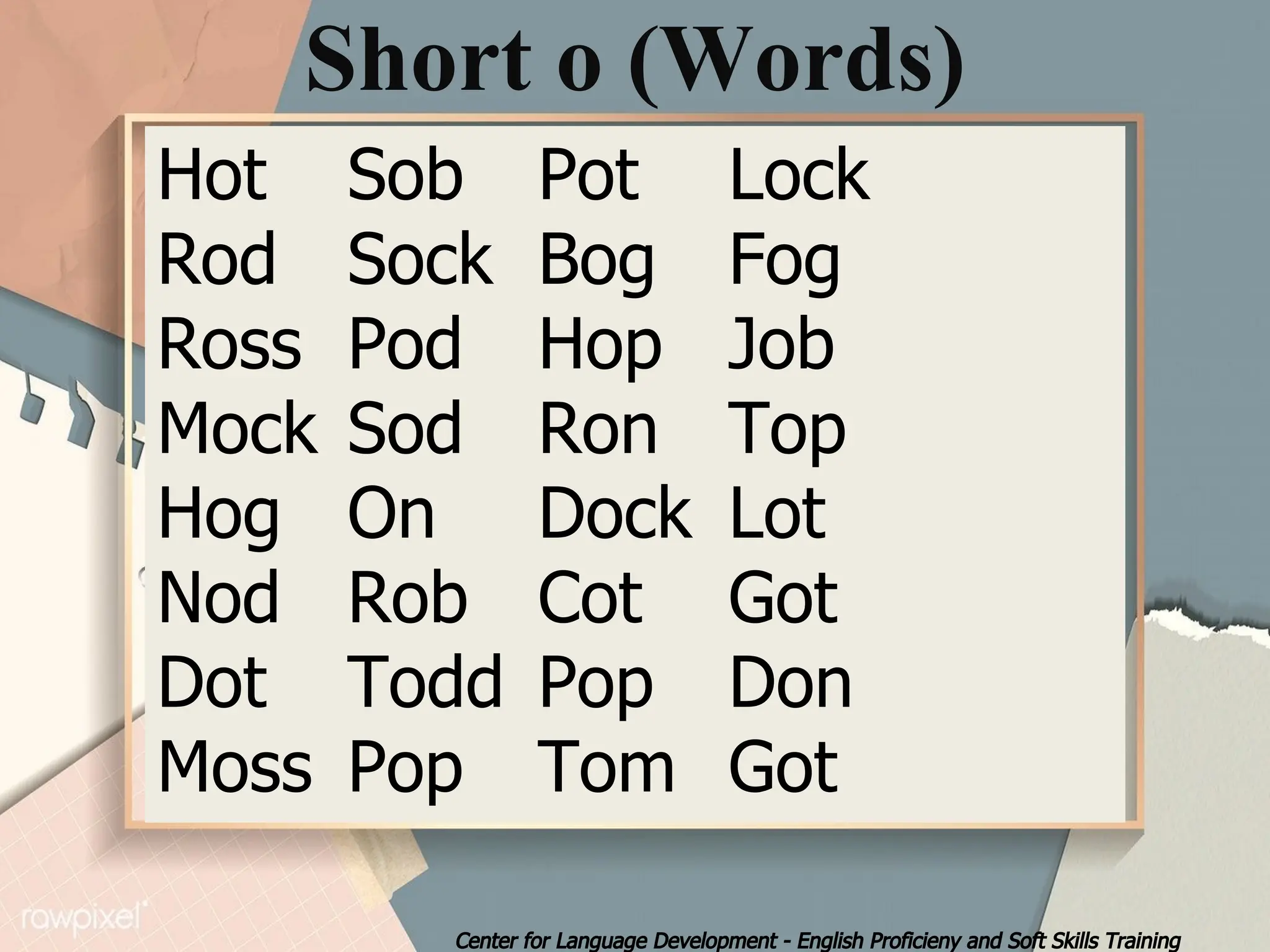 Vowel Sounds in English 4.Sounds of o.pdf