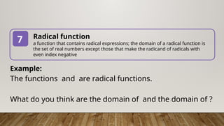FUNCTIONS AND RELATION DOMAIN AND RANGE OF FUNCTIONS.pptx