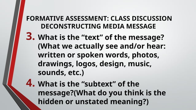 4.MIL Media Literacy (Part 3)- Performance Tasks -Deconstructing Media ...