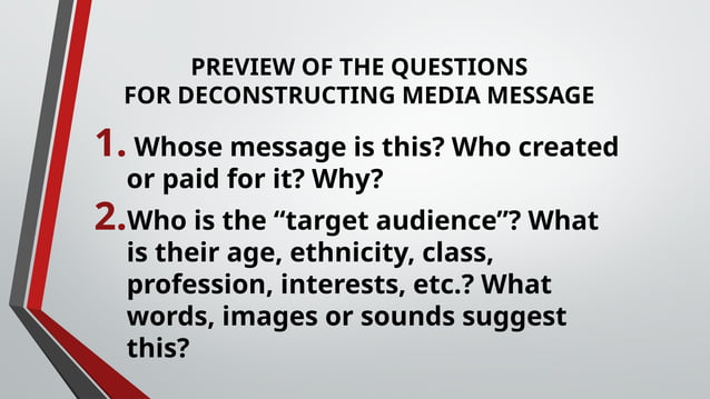 4.MIL Media Literacy (Part 3)- Performance Tasks -Deconstructing Media ...