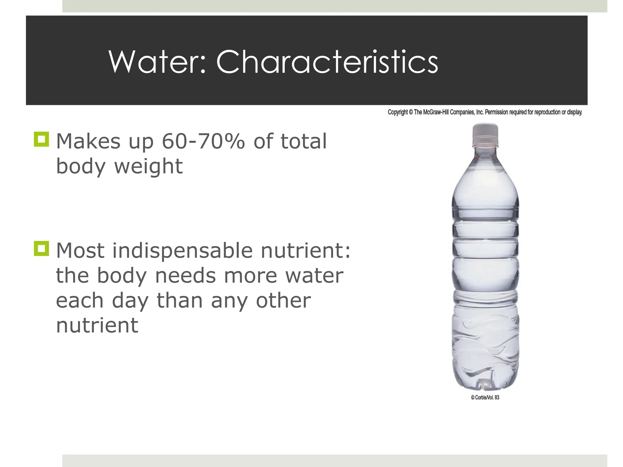 4. Water characteristics and importance | PPTX