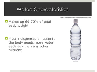 4. Water characteristics and importance | PPT