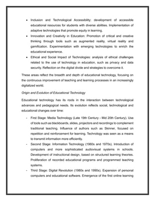 Educational Technology as a Field of Pedagogical Study | PDF