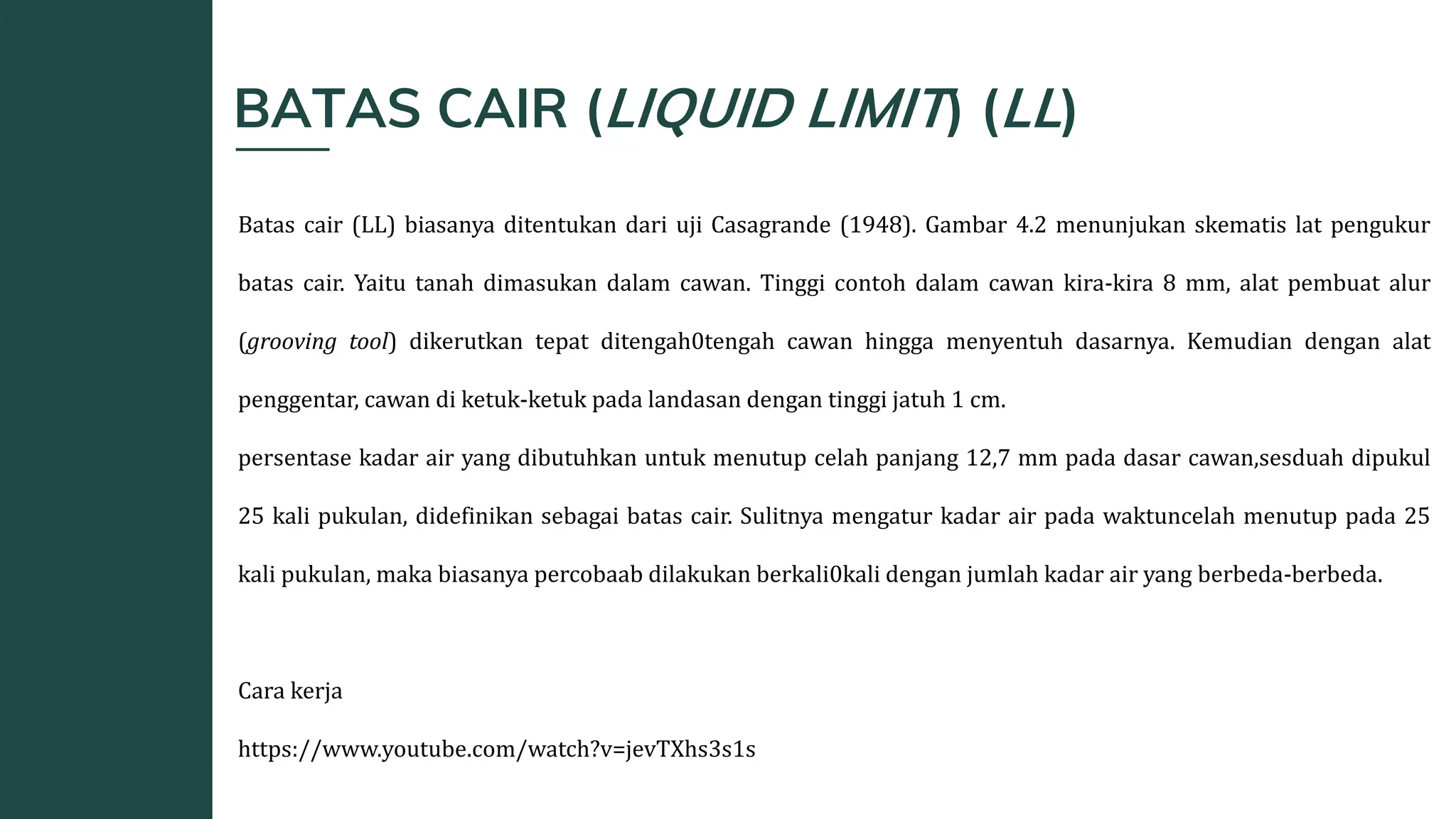 Batas-Batas Atterberg pada Mekanika Tanah | PDF