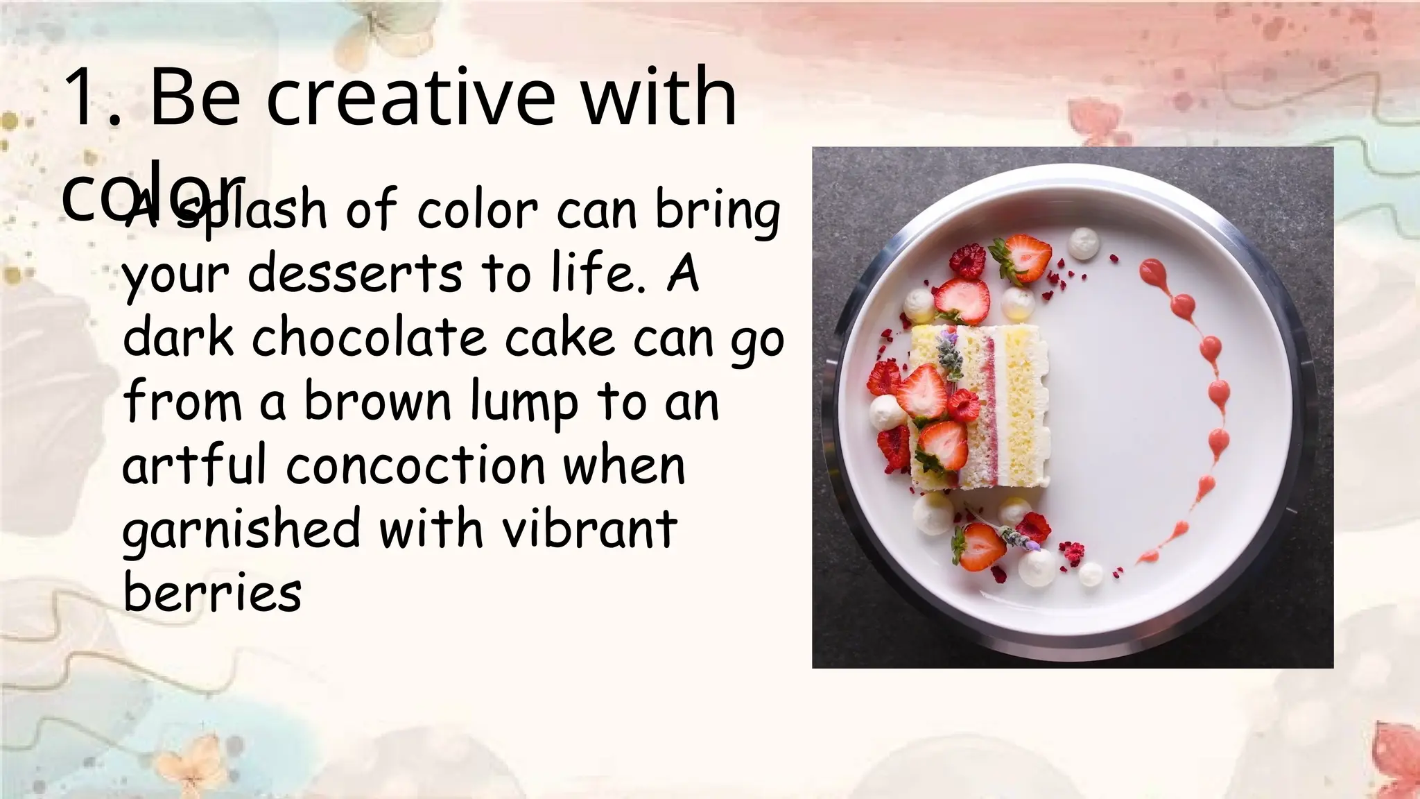 Presenting and Plating Cakes or Bakery Products | PPTX