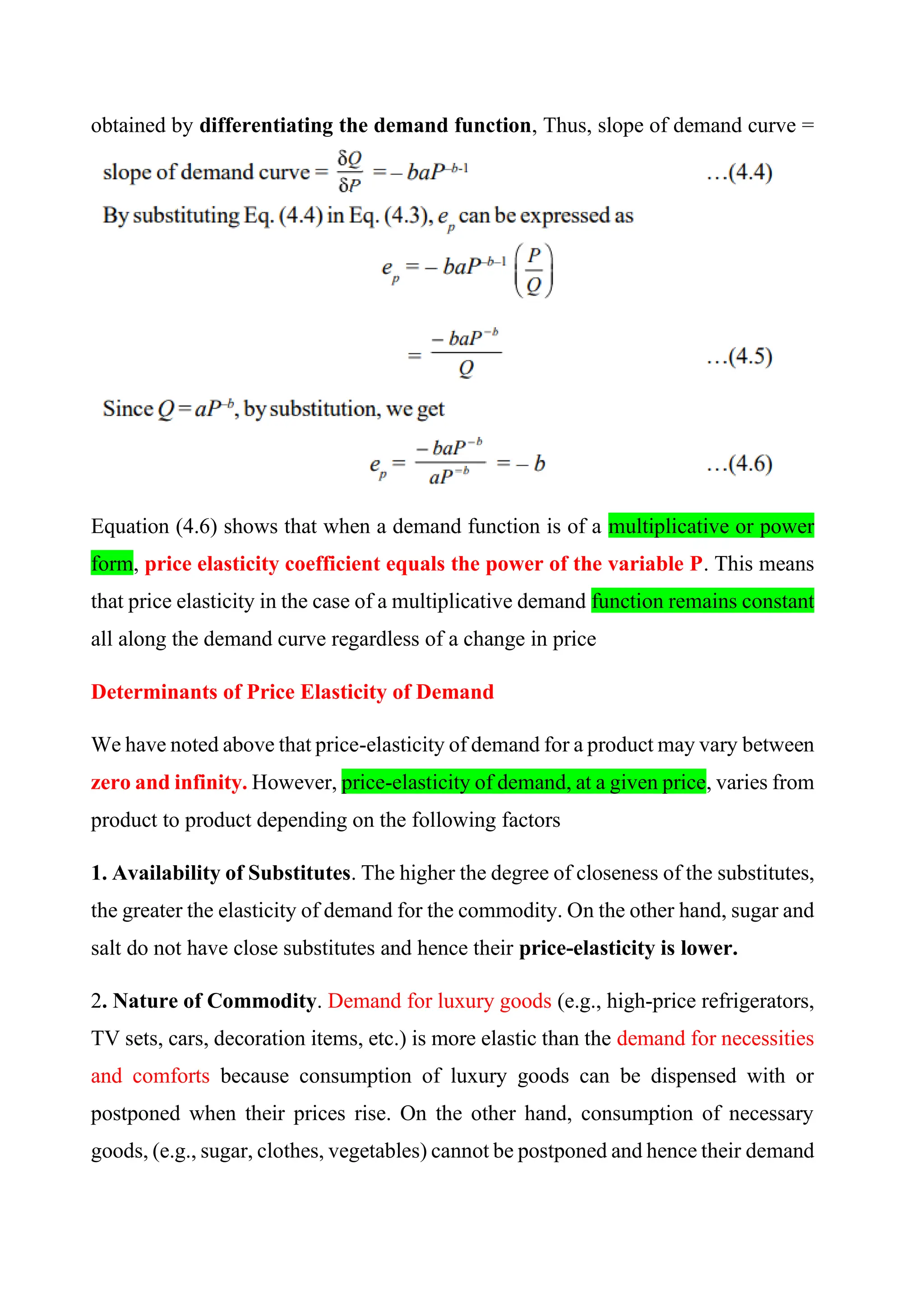 Demand estimation and forecasting analysis | PDF