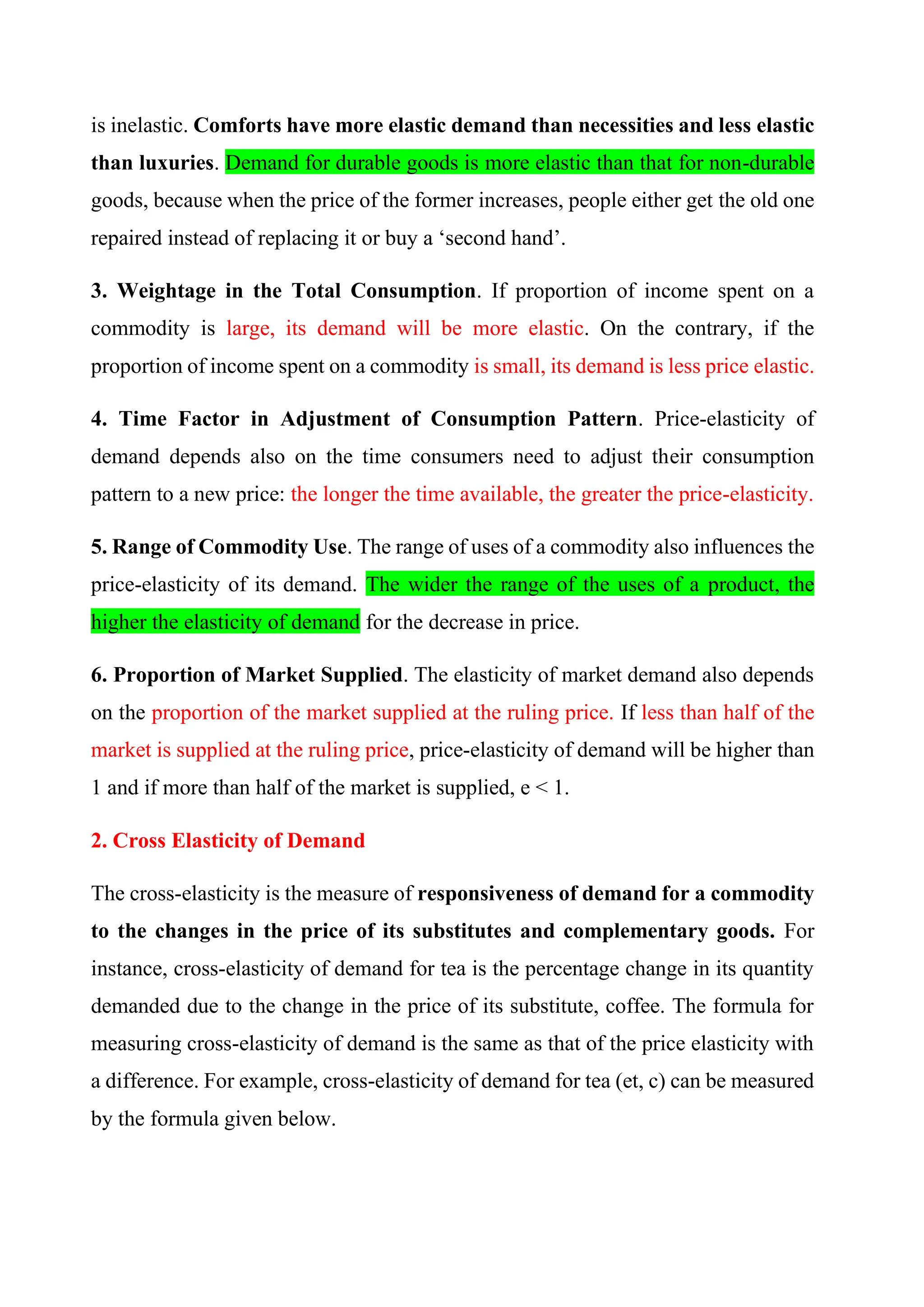 Demand estimation and forecasting analysis | PDF
