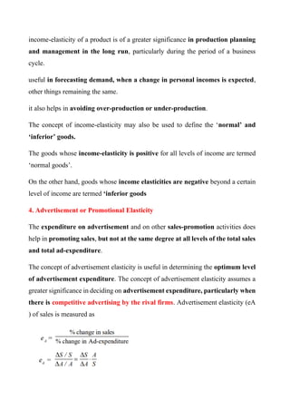 Demand estimation and forecasting analysis | PDF