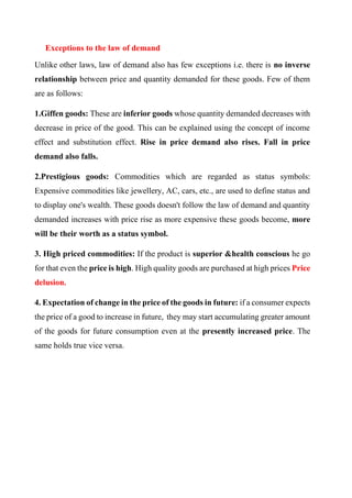 Demand estimation and forecasting analysis | PDF