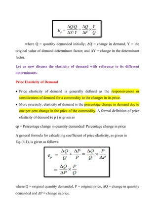 Demand estimation and forecasting analysis | PDF