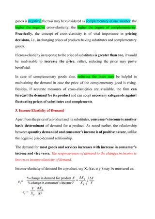 Demand estimation and forecasting analysis | PDF