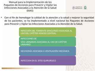 4.1.-Paquete de Acciones para la Prevención de Infección del Torrente ...