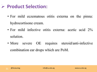 presentation on Ear Problems such as ear ache ear wax and Otitis ...