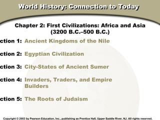 first civilization africa and asia 3200 bc | PPT