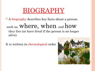 4. EGLISH4 BIOGRAPHY AUTOBIOGRAPHY W-3.ppt