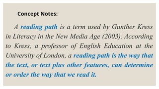 4.3 HYPERTEXT AND READING PATH.pptxxxxxx | PPTX