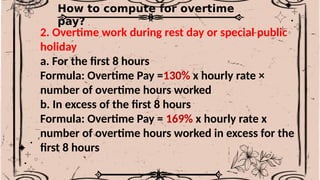 4. OVERTIME PAY FOR SENIOR HIGH STUDENTS | PPTX