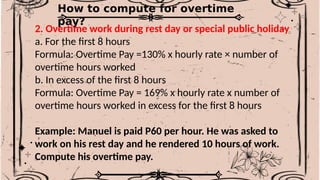 4. OVERTIME PAY FOR SENIOR HIGH STUDENTS | PPTX