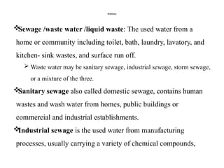 4. Liquid waste Management power point for public health students | PPTX