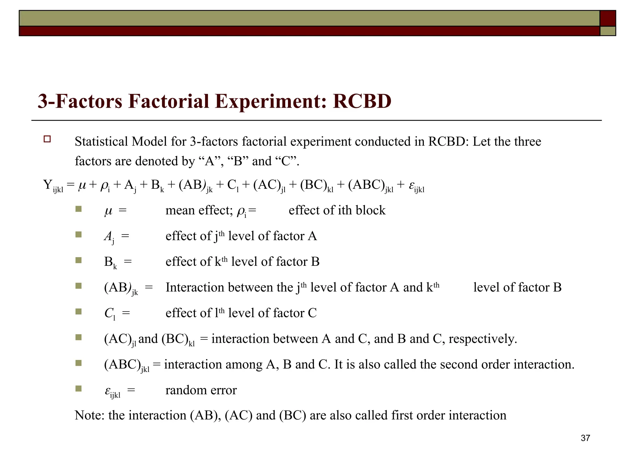 Factorial Expriments for BSc agriculture | PPT