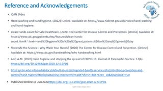 4.PPE and Hand hygiene. in Infection prevention and controlpdf | PDF