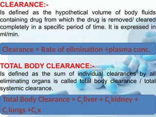 4. Pharmacokinetics - II.pptxiiiiiiiiiiii | PPTX