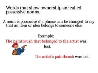 4. ENGLISH-POSSESSIVE NOUNfor grade .pptx