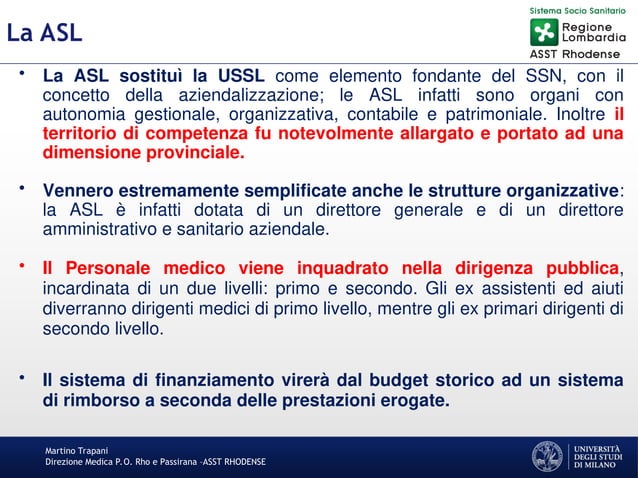IL SISTEMA SANITARIO NAZIONALE ITALIANO SSN | PPT