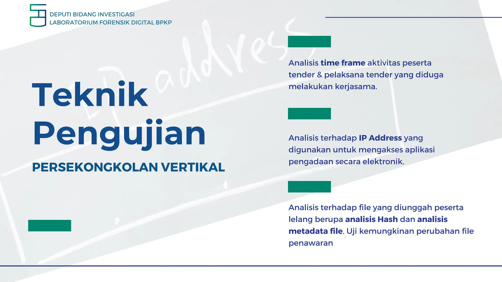 Teknik audit untuk pelaksanaan e tender menggunakan SPSE | PDF